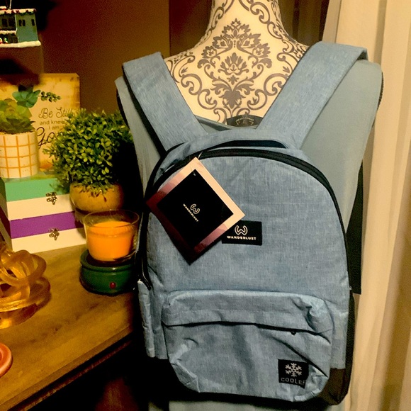 Wanderlust | Bags | Wanderlust Backpack Cooler Bagdenim Blue | Poshmark